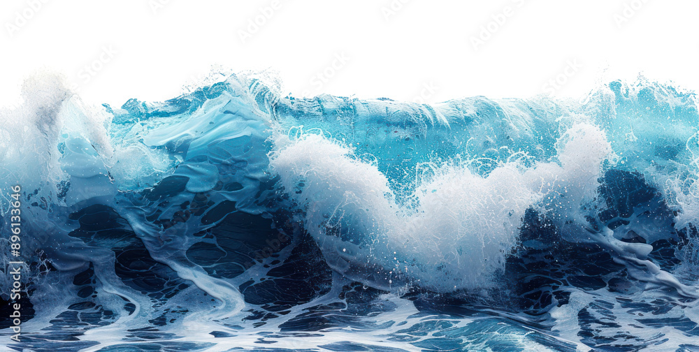 PNG Higher wave border outdoors tsunami nature. Stock Illustration ...