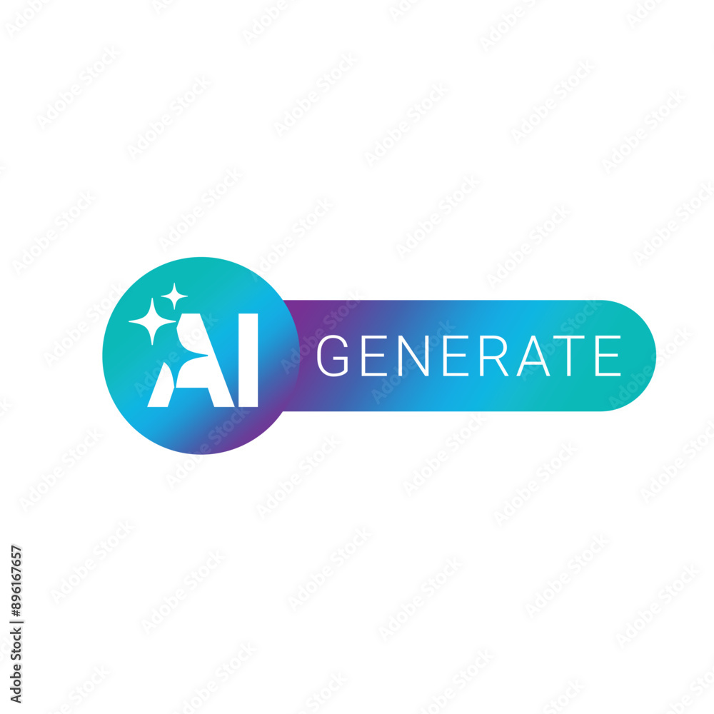 Generate AI button, Neumorphic bar. Generate AI icon, Artificial ... Generate AI button, Neumorphic bar. Generate AI icon, Artificial ...