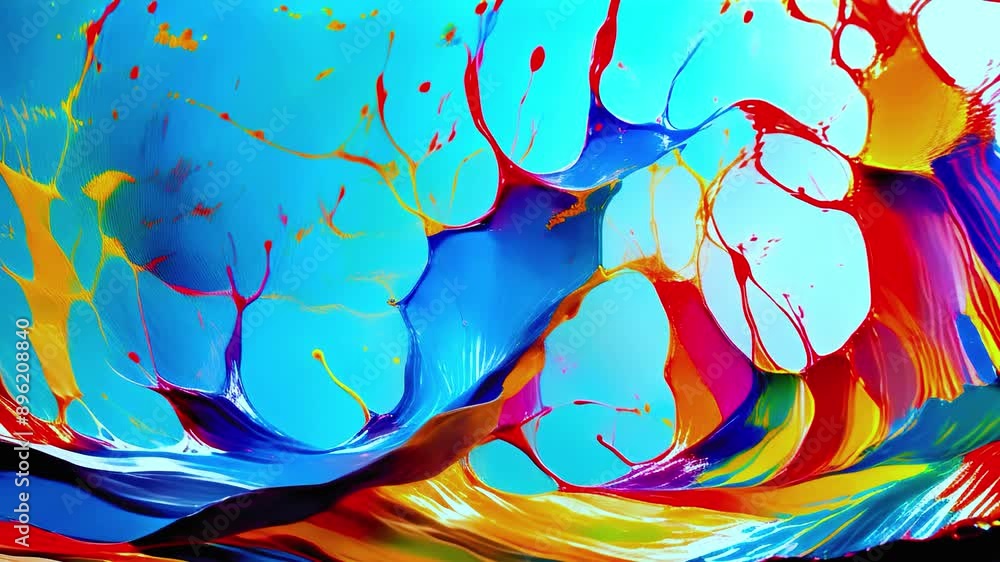 paint splash 8k desktop wallpaper high resolution colorful background ...