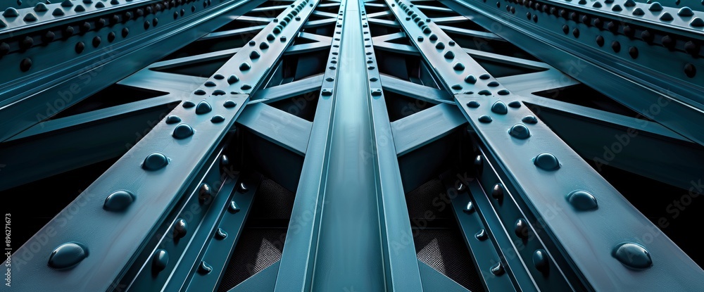 Cantilever Roof Steel Beam Structure, Showcasing Strength And ...