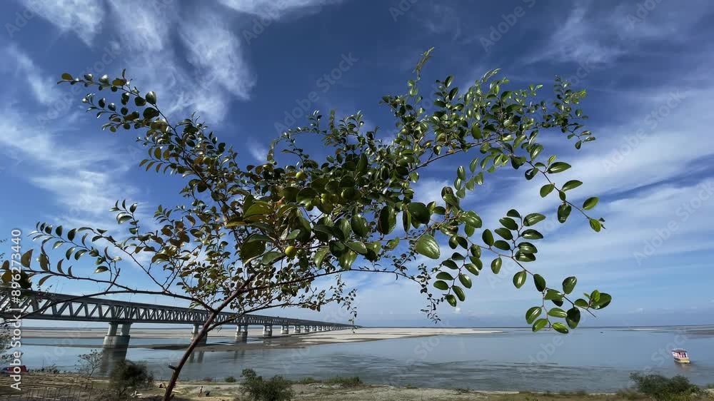 Bogibeel Bridge | Brahmaputra River | Combined road and rail bridge ...