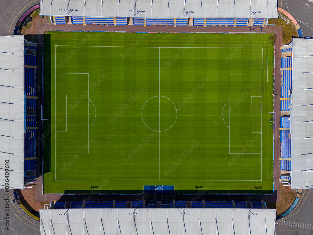 Aerial Image of Shrewsbury Town Football Club taken at The New Meadow ...