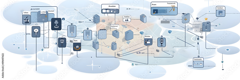 Conceptual Representation of Modern Data Science System Infrastructure ilustración de Stock ...