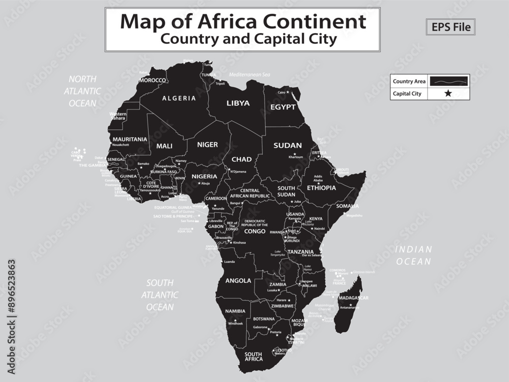 World map. Political maps of North and South America, Europe and Asia ...