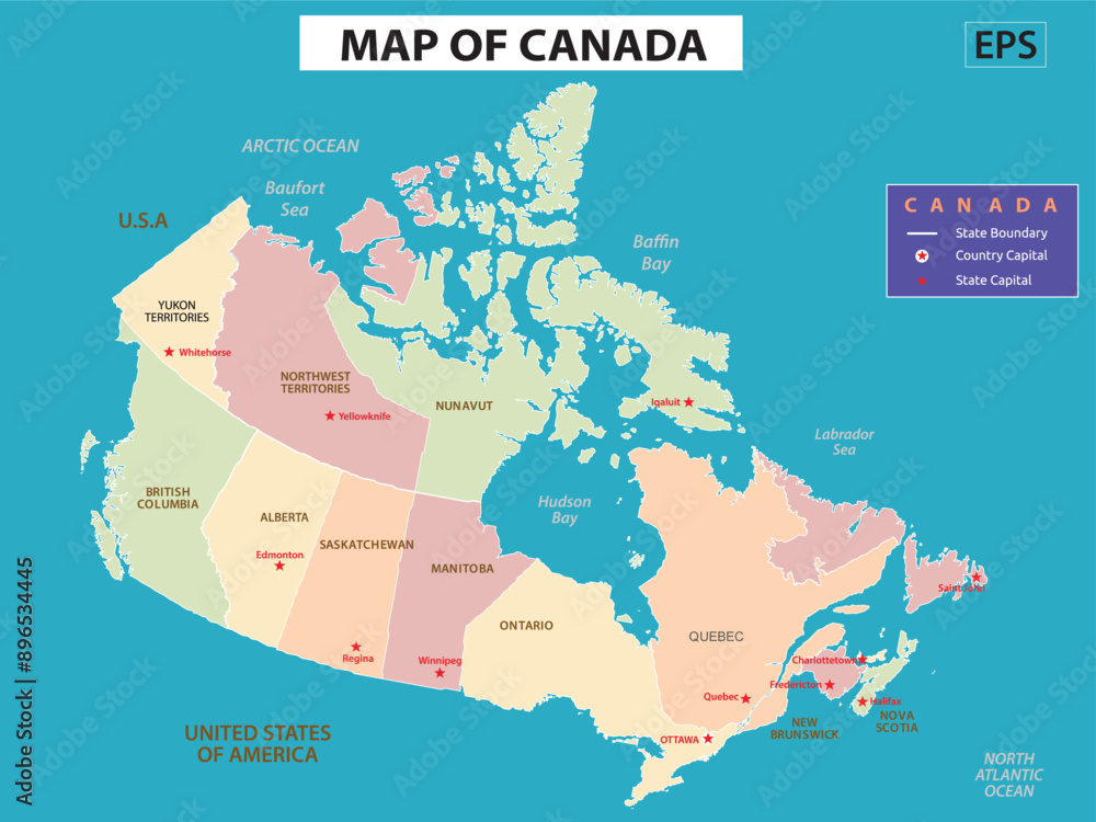 Geography politics map of countries. Map of country with capital, state ...