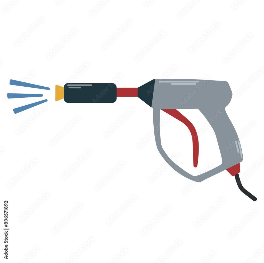 Pressure washer gun icon clipart avatar logtotype isolated vector ...