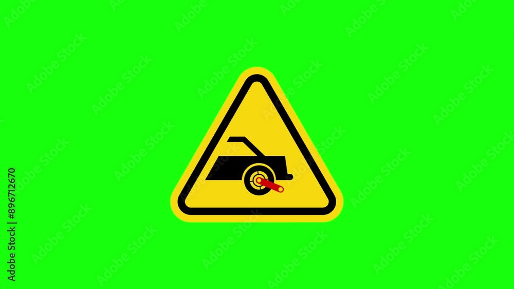 ISO Triangle Warning Sign: Car Boot Warning Symbol (IS-2099) 4K ...