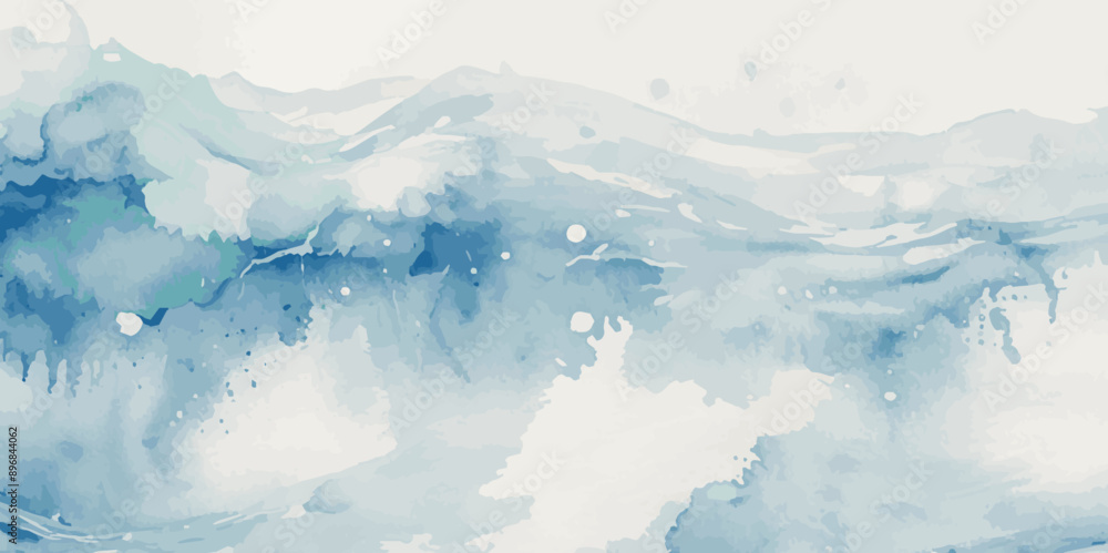 Beautiful soft blue sea water, ocean wave background. Soft blue and ...