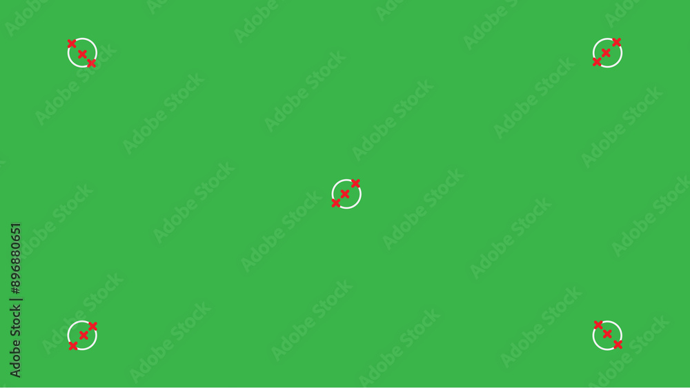 Green screen background, motion tracking markers. Art design green ...