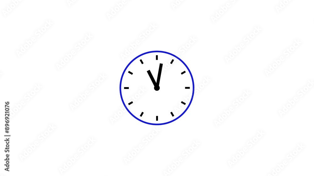blue black color clock animation icon stopwatch timepiece deadline 24 ...