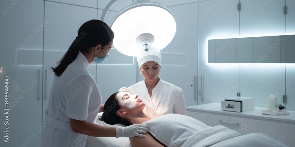 Experience a luxurious facial treatment at a contemporary aesthetic ...