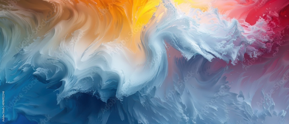 Detailed Weather Map Displaying Temperature Gradients Across Regions ...