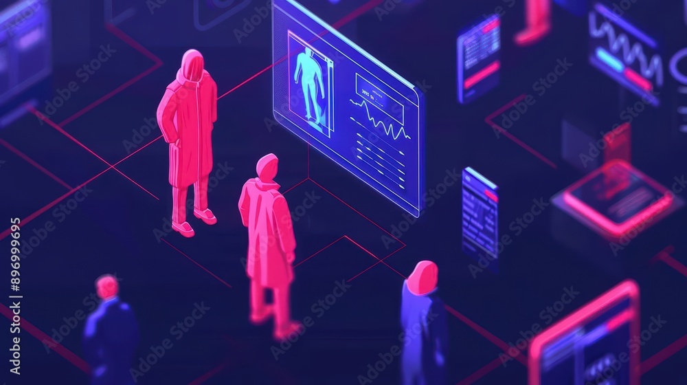 Customer Segmentation Concept An advanced marketing lab with ...