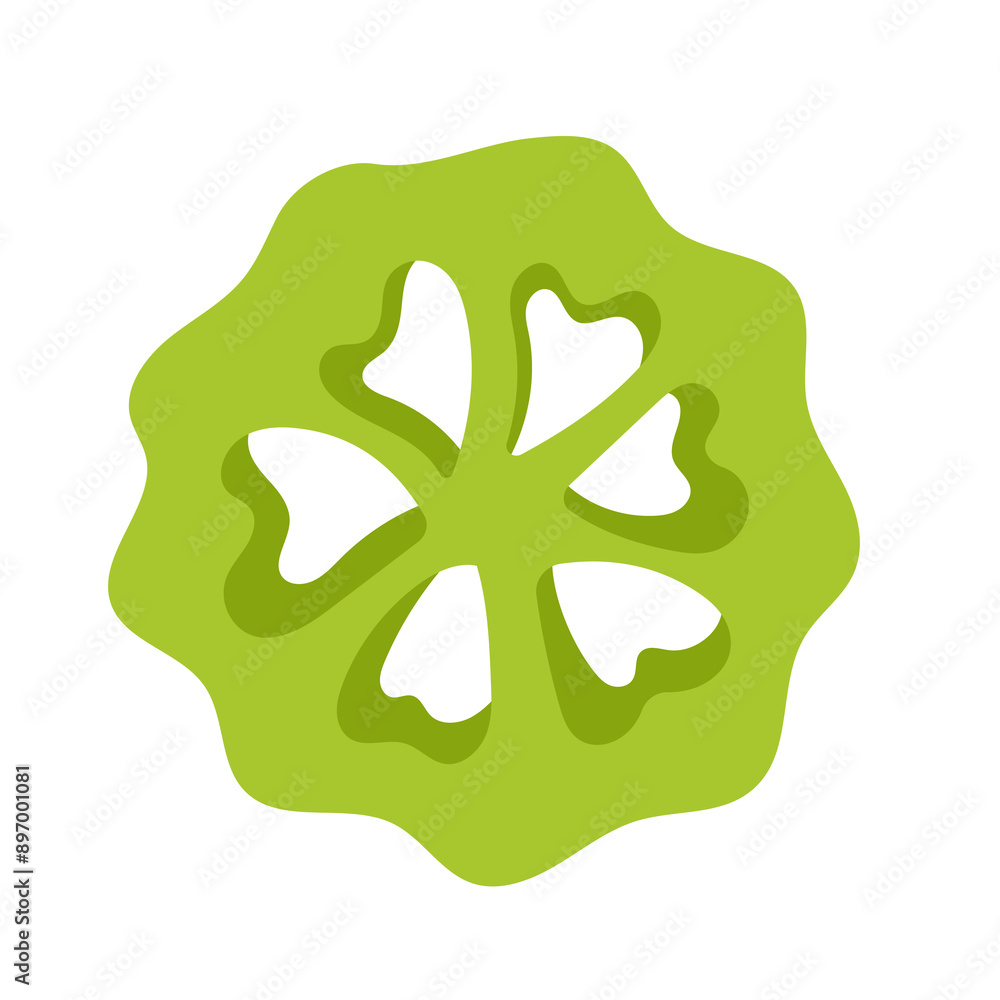 Kue kembang goyang icon vector illustration, kue kembang loyang clip ...