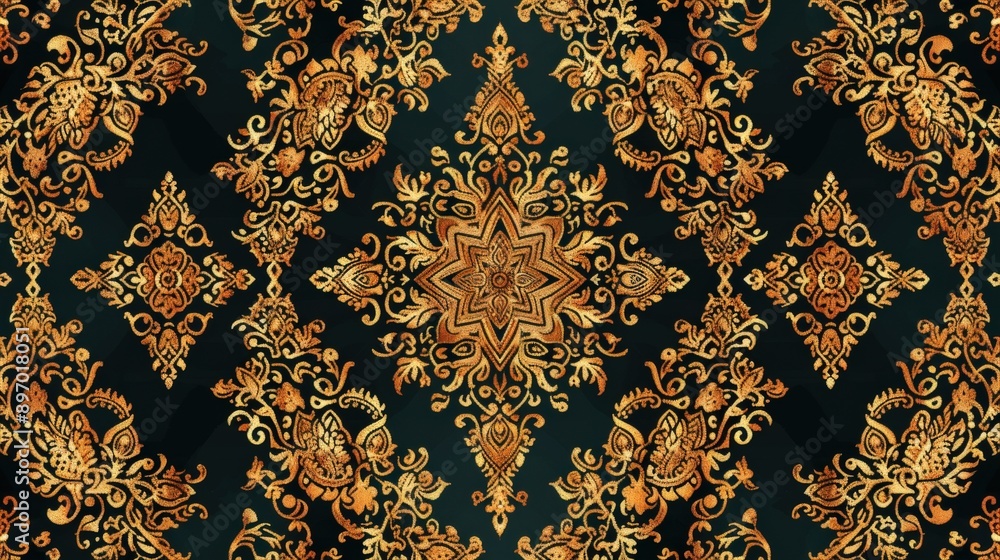 Showcase the elegance of a seamless wildflowers printable paper pattern ...