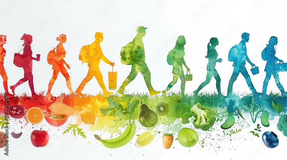 Lifestyle Factors: An illustration highlighting lifestyle factors ...