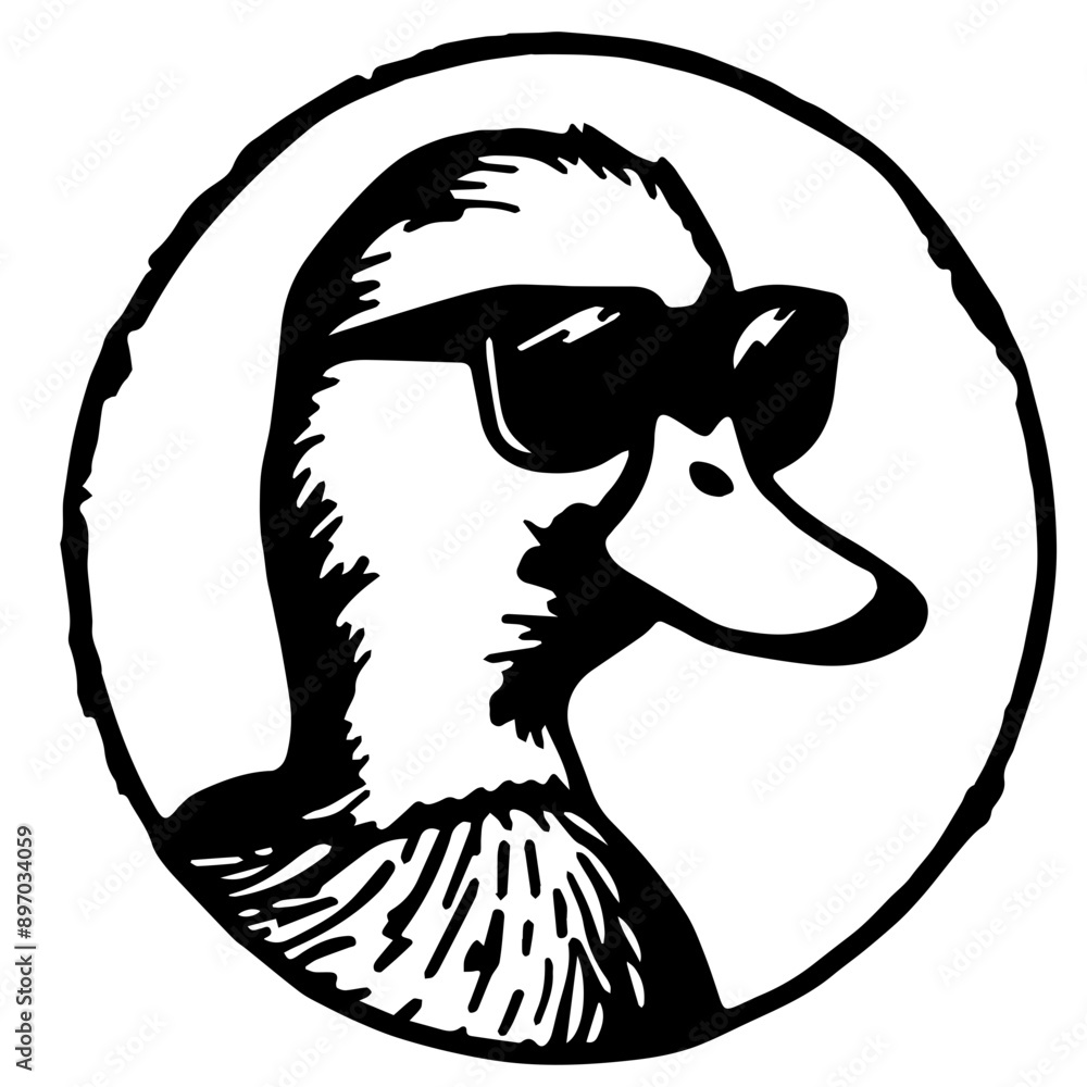 Duck SVG vector transparent background PNG clipart Stock Vector | Adobe ...