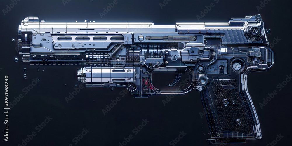The Anatomy of a Gun: Understanding the Parts and Functions Stock ...
