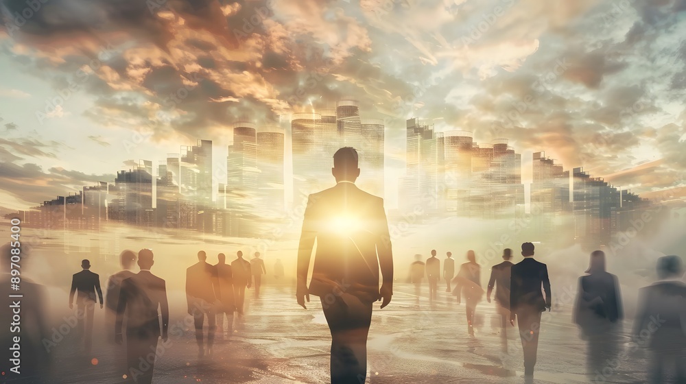 A leader using different approaches such as transformational ...