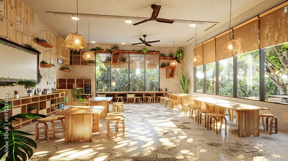 This photo shows a warm and inviting image of a traditional tea shop in ...