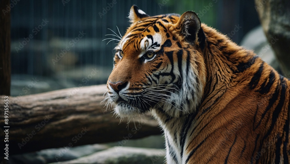Foto de High-res tiger wallpaper 4K HD photograph of a tiger in a zoo ...