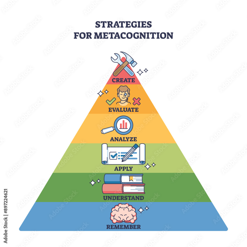 Strategies for metacognition to think about studying process outline ...