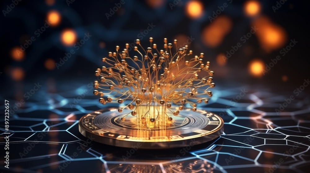 Quantum computing system with processor, circuit, neurons, data connections for generative ai ...