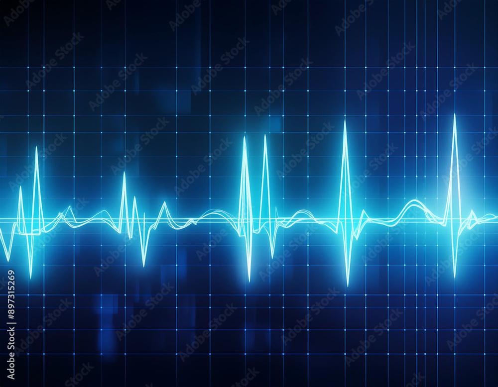 Dynamic Heartbeat Visualization: Modern ECG and Pulse Wave Graphics ...