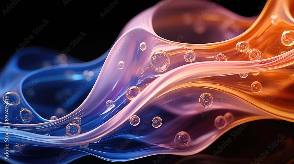 A microscopic image of a tendon reveals the distinct arrangement of ...