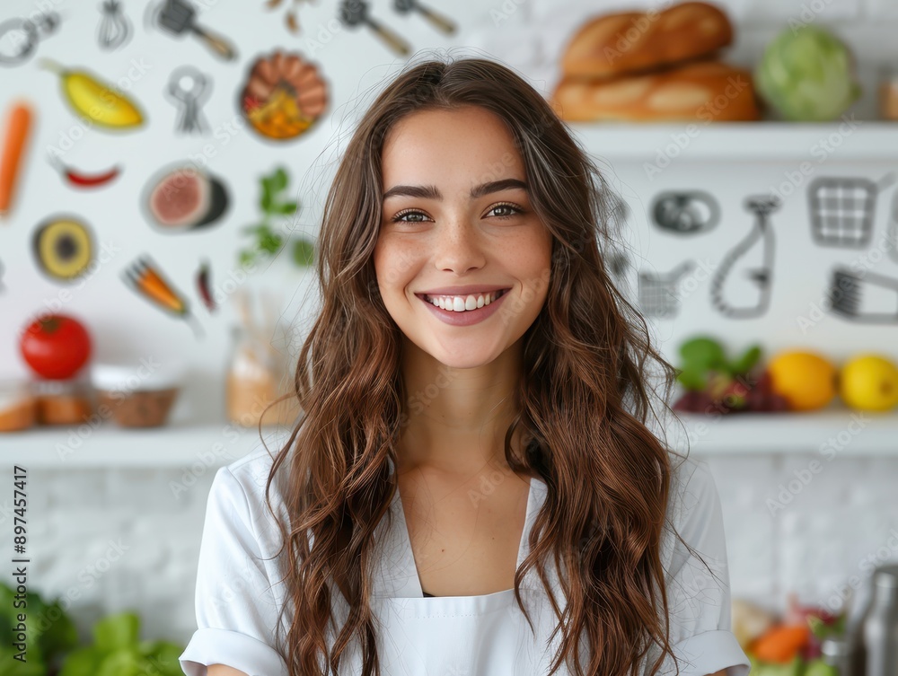 Nutritionist Presenting a Balanced Meal Plan with Food and Nutrition ...