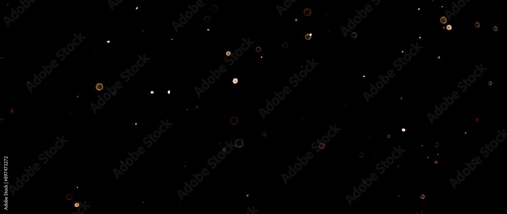 Gold Particles Moving Background. Rapidly moving energy wave with ...