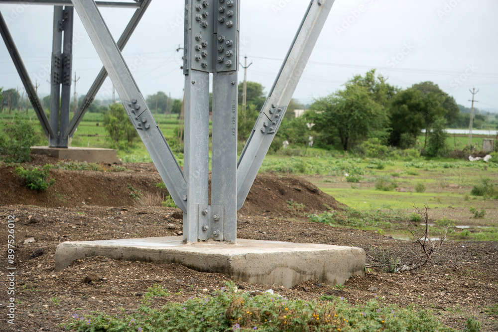 Kharedi, Gujarat, India - July 22 2024: Metal Windmill with ...