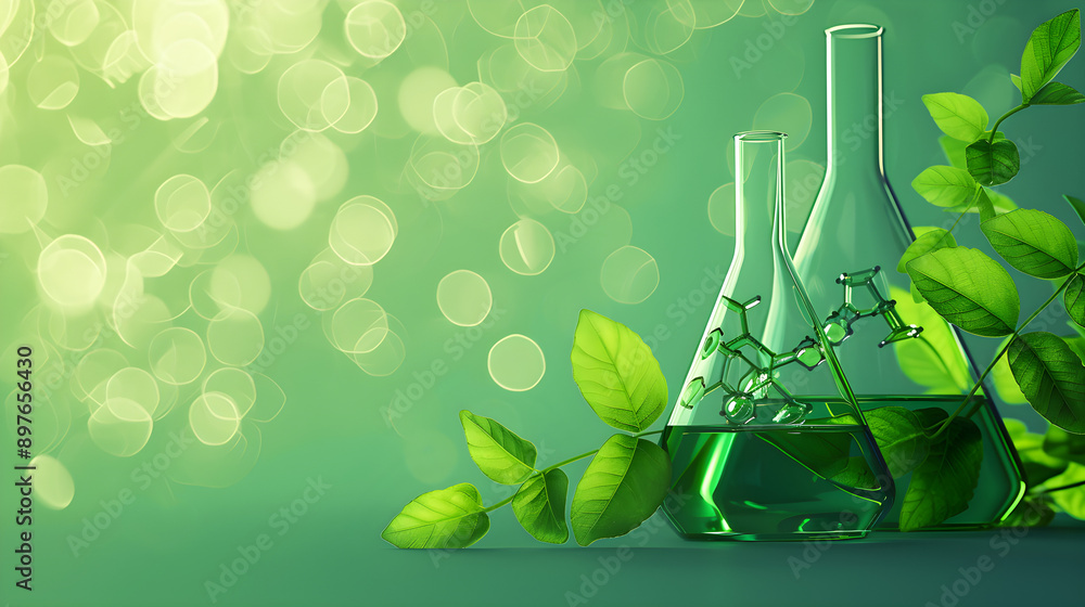 vibrant green chemistry, sustainable chemical processes, eco-friendly ...