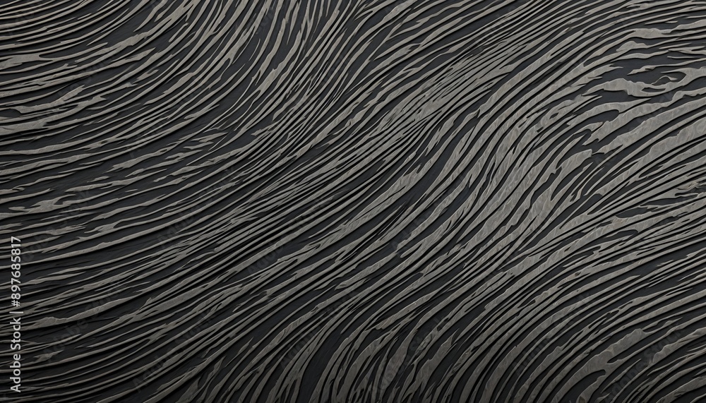 A Damascus steel texture with intricate, wavy patterns and a dark ...