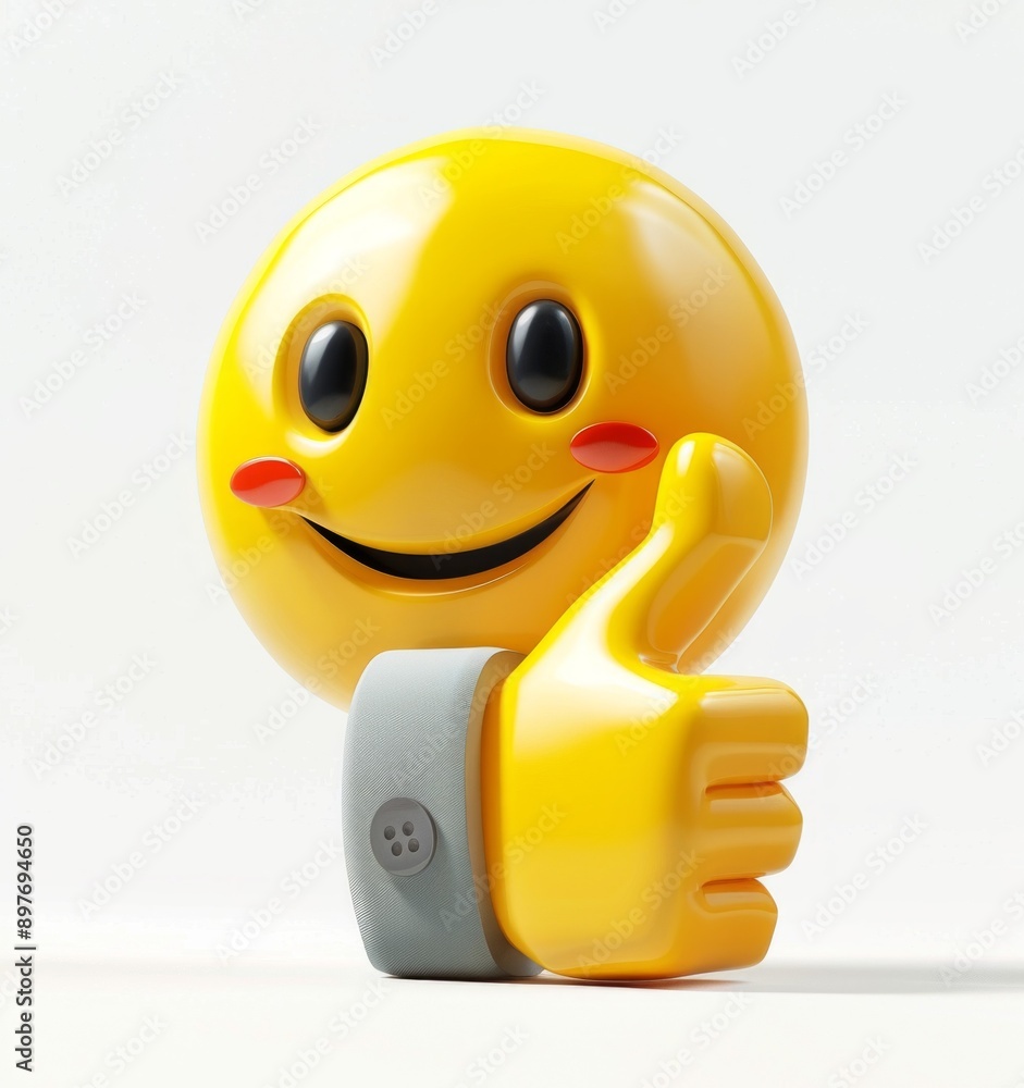 Emoticon showing thumb up. Emoticon showing thumbs out and sticking out ...