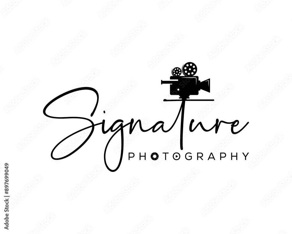 Signature photography logo design | Font Calligraphy | Logo type ...