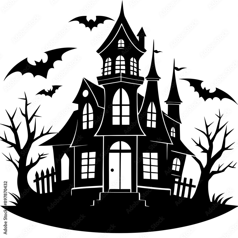 HAUNTED HOUSE SVG , Halloween Bundle Svg,,Halloween haunted house ...