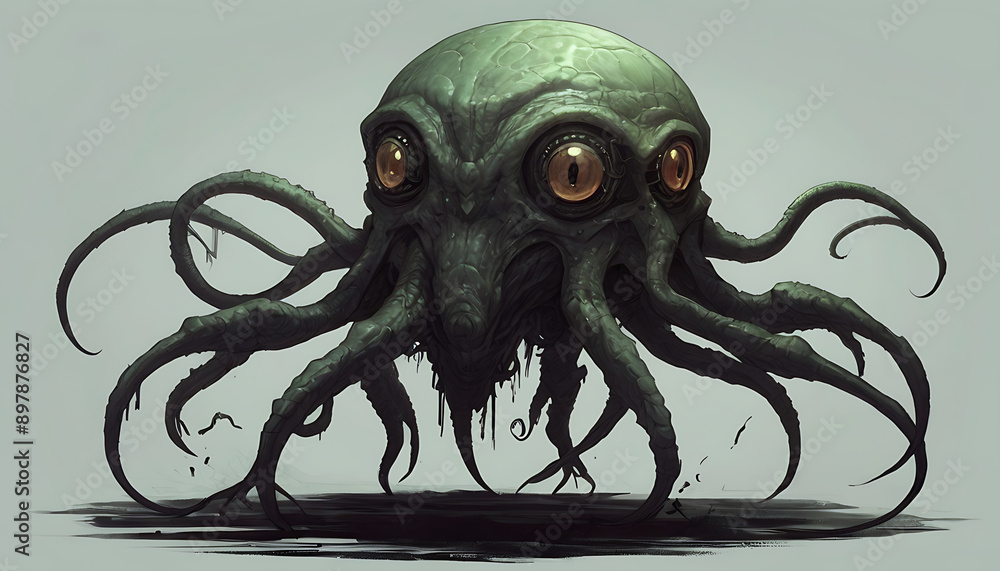 In a twisted eldritch dimension, a Lovecraftian fabled digital pet ...