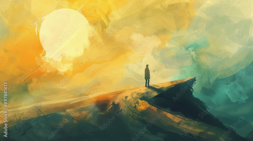 Genesis,Jacob Meets Esau:Minimalist Modern Sketch of Jacob Continuing ...