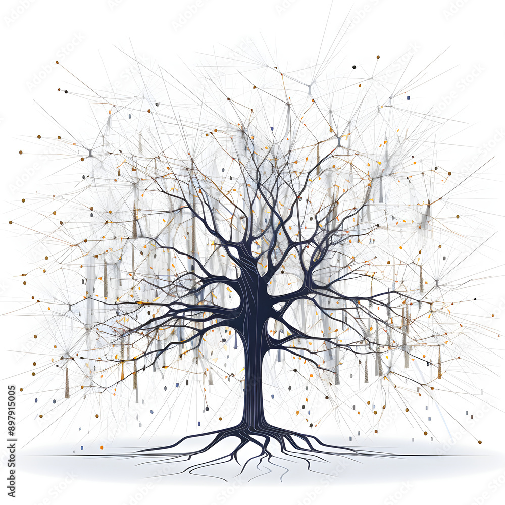 High-resolution Image of a Deep Learning DL Decision Tree Model as a ...