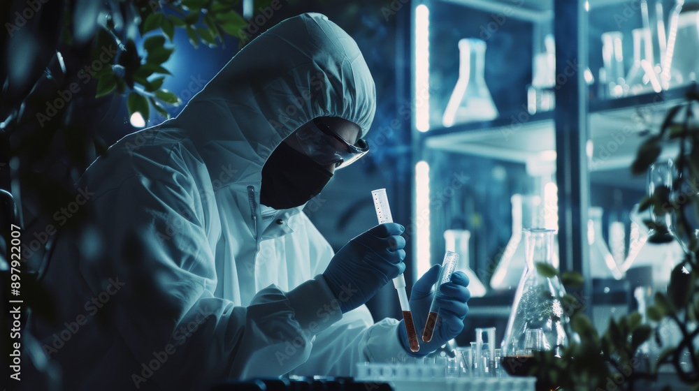 Foto de Show the application of DNA in forensic science, with crime ...