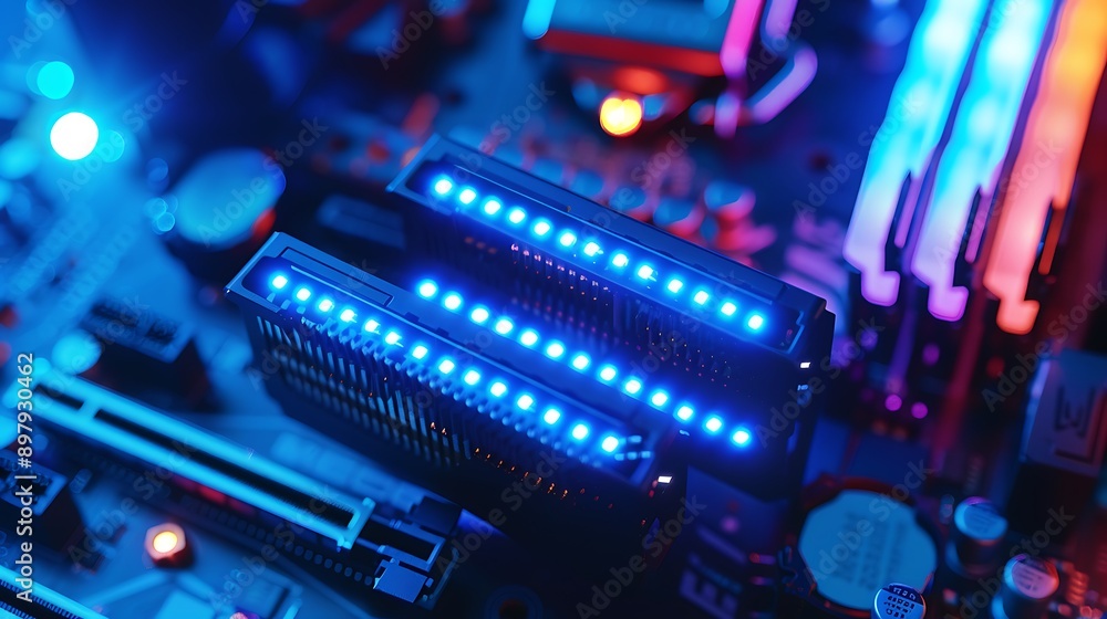High Performance DDR4 RAM Sticks with Sleek Design and RGB Lighting ...