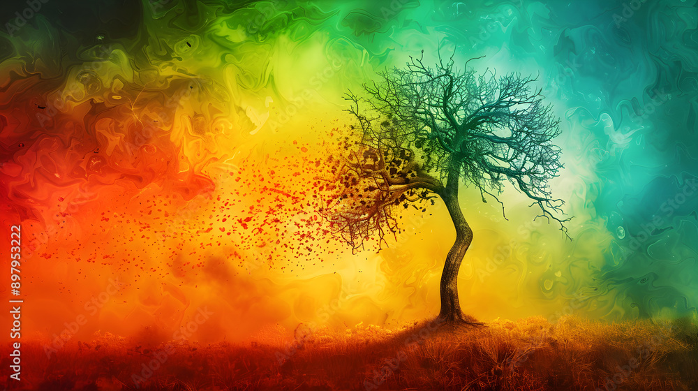The Tree of Life: A Visual Metaphor for Growth, Vitality, Aging, and ...
