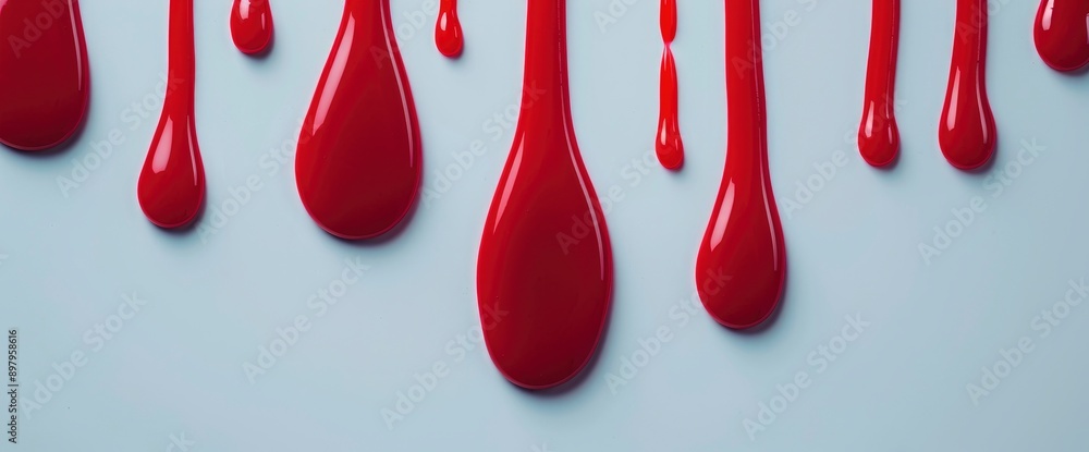 2025 Text Dripping Blood On A White Background, Creating A Dramatic And ...