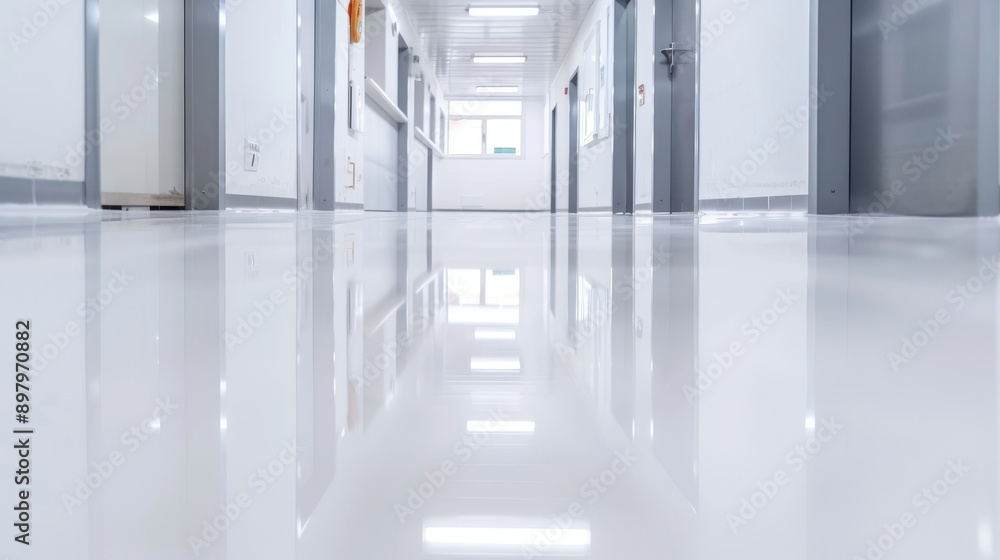 Layered epoxy resin flooring, long-lasting and tough, perfect for ...