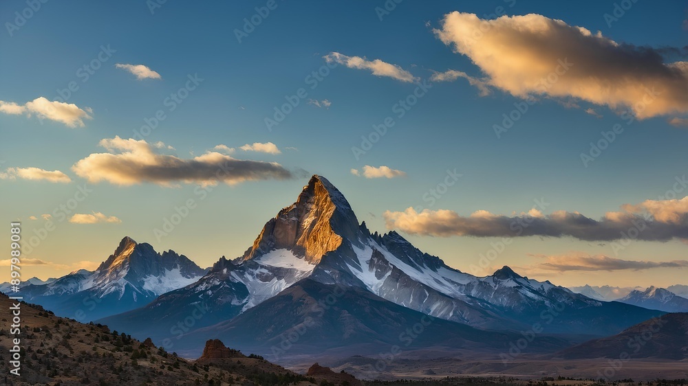Iconic Mountain Landmarks. Recognizable peaks, unique rock formations ...