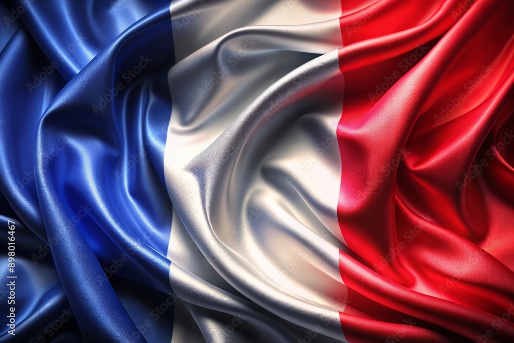 Vibrant abstract digital background featuring wavy silk fabric texture ...