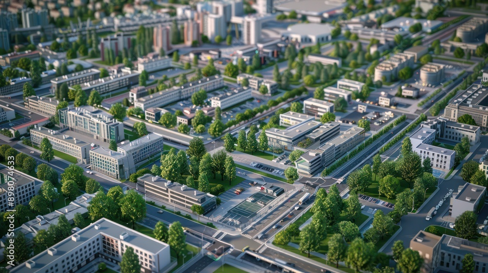 urban planning department using digital 3D models and simulations to ...