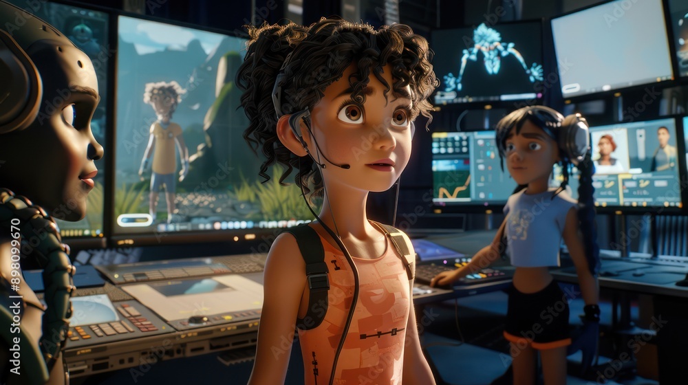 digital animation studio where creators use motion capture and CGI to ...