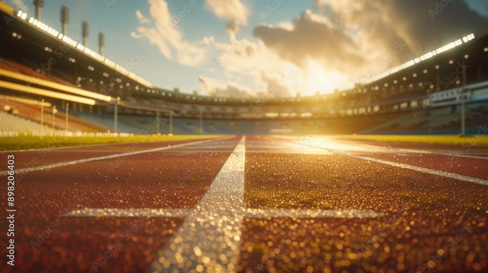 Olympic Stadium Scene, Showcasing the Excitement of Millions for the ...